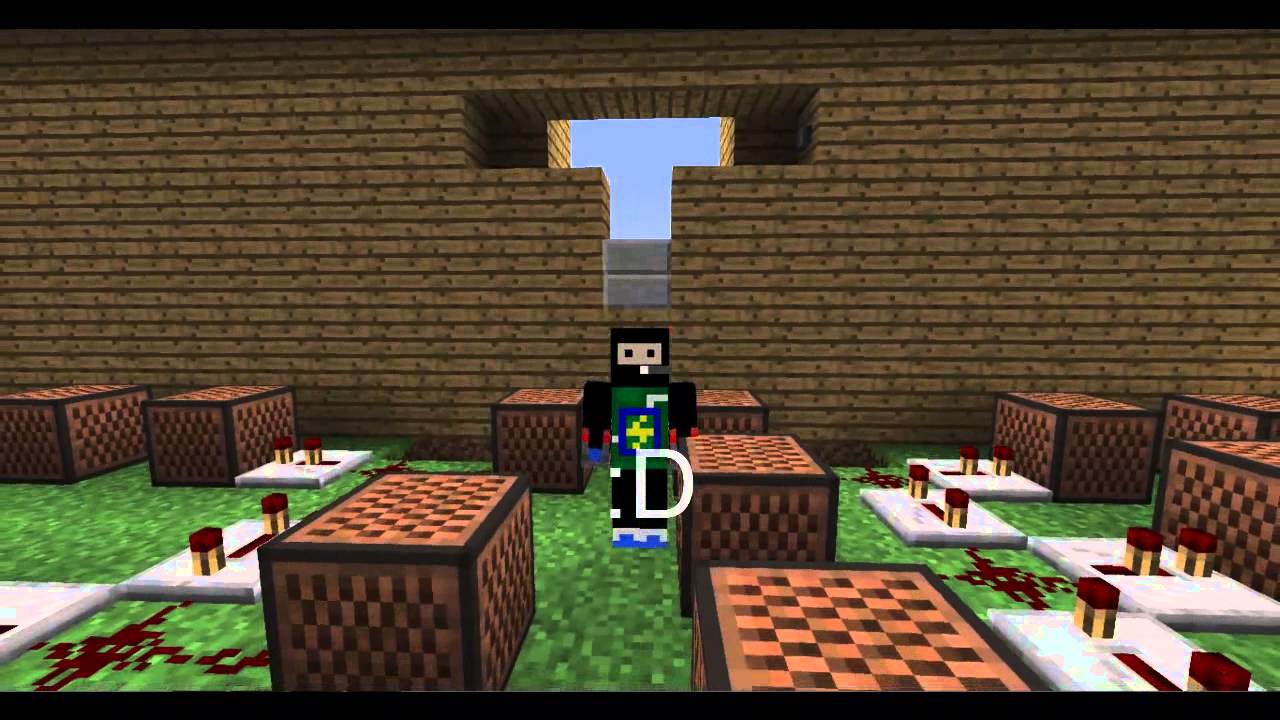 [Minecraft] Note Blocks - Mario Underworld Theme - YouTube
