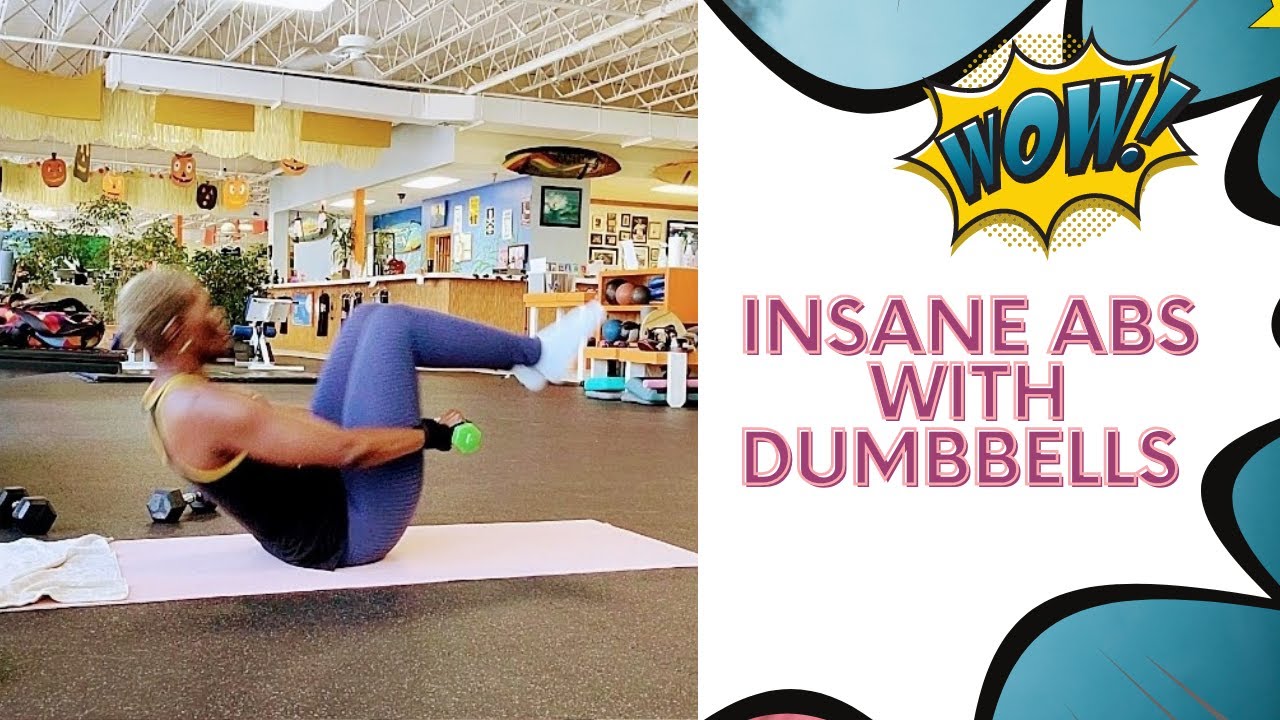INSANE ABS WITH DUMBBELLS/ #insaneabs - YouTube