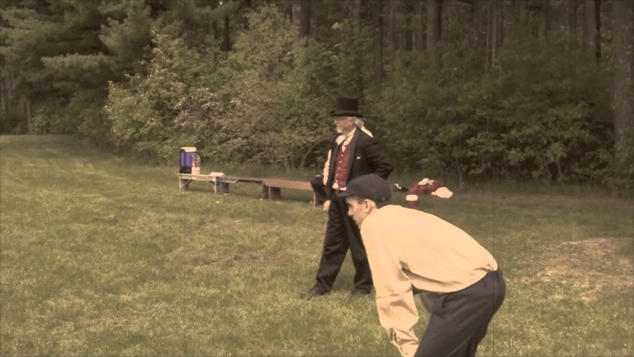 Menomonie Blue Caps-1860s Base Ball - YouTube