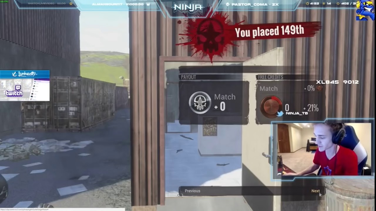 Ninja - “Your sister has aids” clip - YouTube