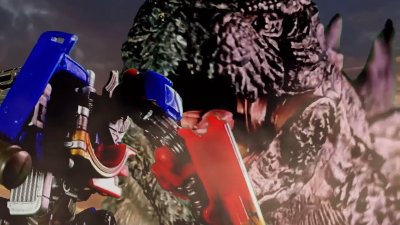 Godzilla vs Optimus Prime: Clip | Stop Motion Animation - YouTube
