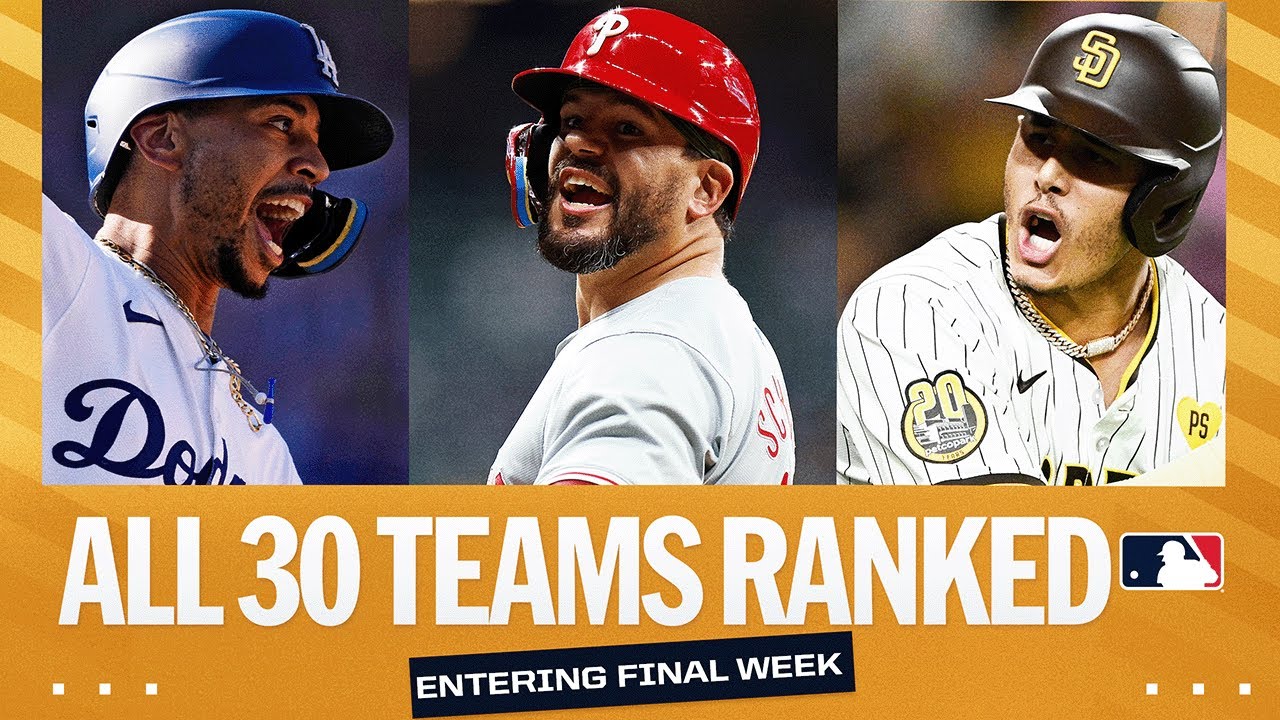 MLB Power Rankings - Week of September 23, 2024 (All 30 teams ranked ...