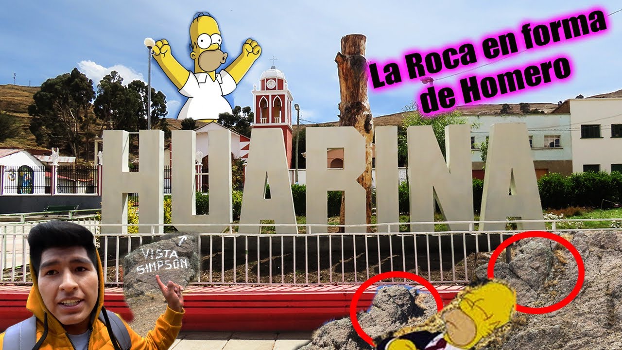 La Roca en forma de Homero Simpson - Huarina tierra de míticas ...