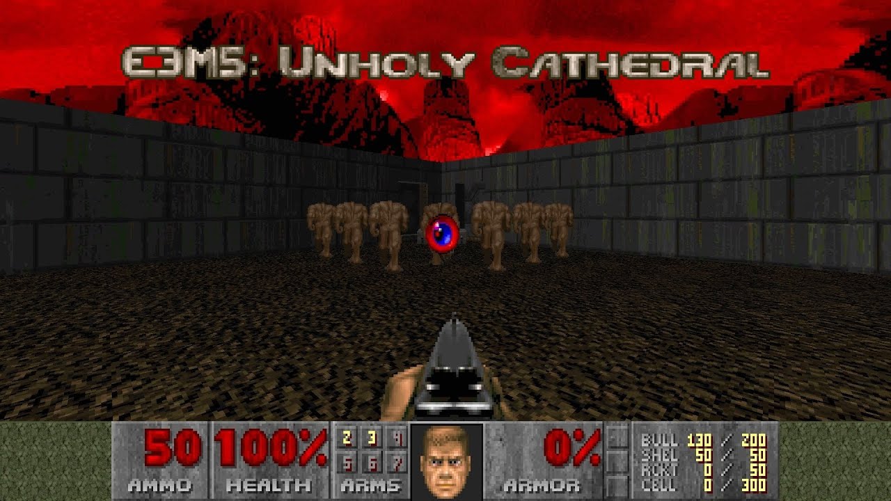 The Ultimate Doom: E3M5 - Unholy Cathedral - YouTube
