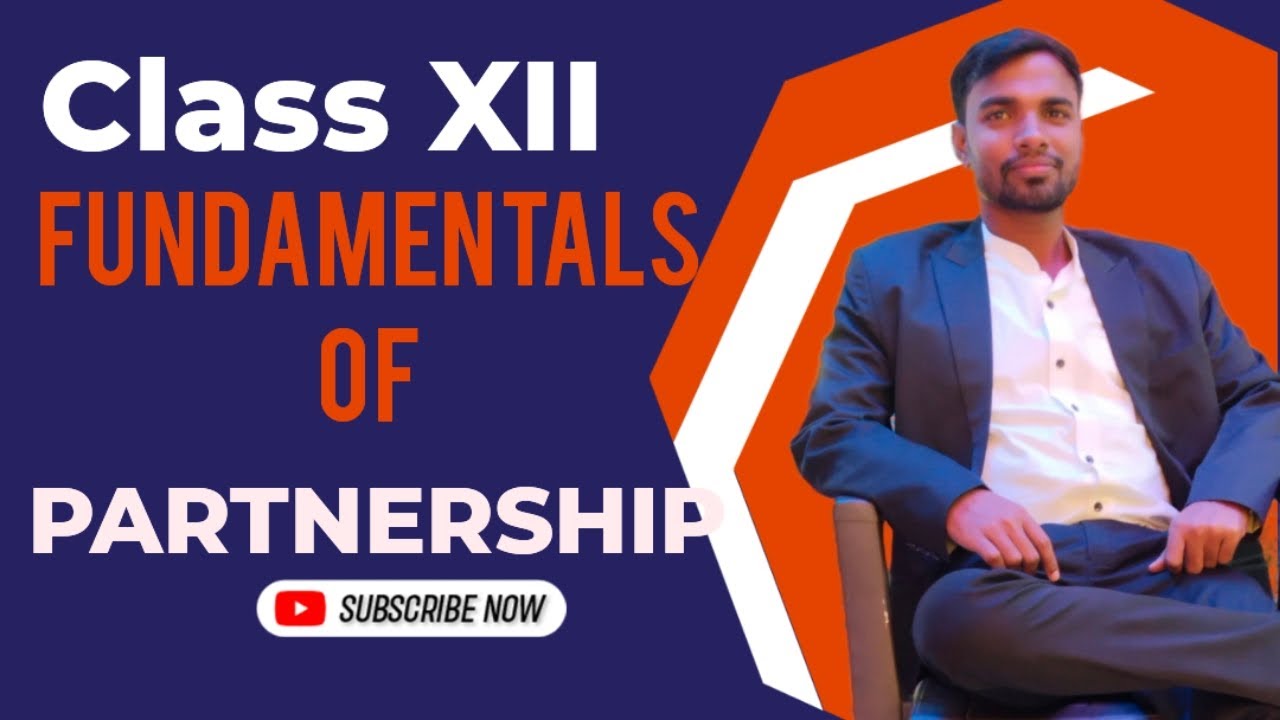 Fundamental of partnership । Class 12 | Singh Classes - YouTube