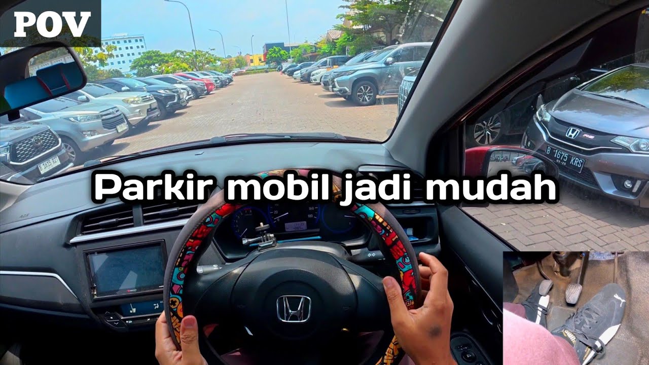 Tutorial Parkir Mobil Serong Dan Seri Mundur - YouTube