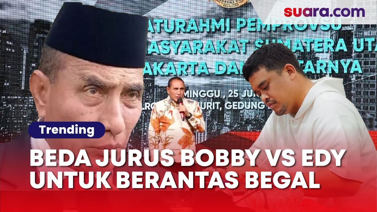 Beda Jurus Bobby Nasution Vs Edy Rahmayadi Untuk Berantas Begal Youtube