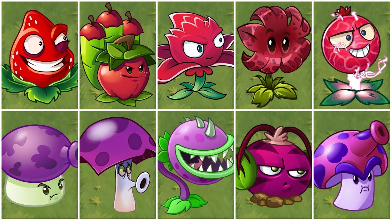 PVZ 2 Gameplay Arena - Purple Team VS Red Team - YouTube