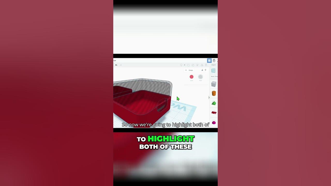 Create a perfect lid fit for a box using Tinkercad - Tinker Time Tutorial #tinkercad #3dprinted ...