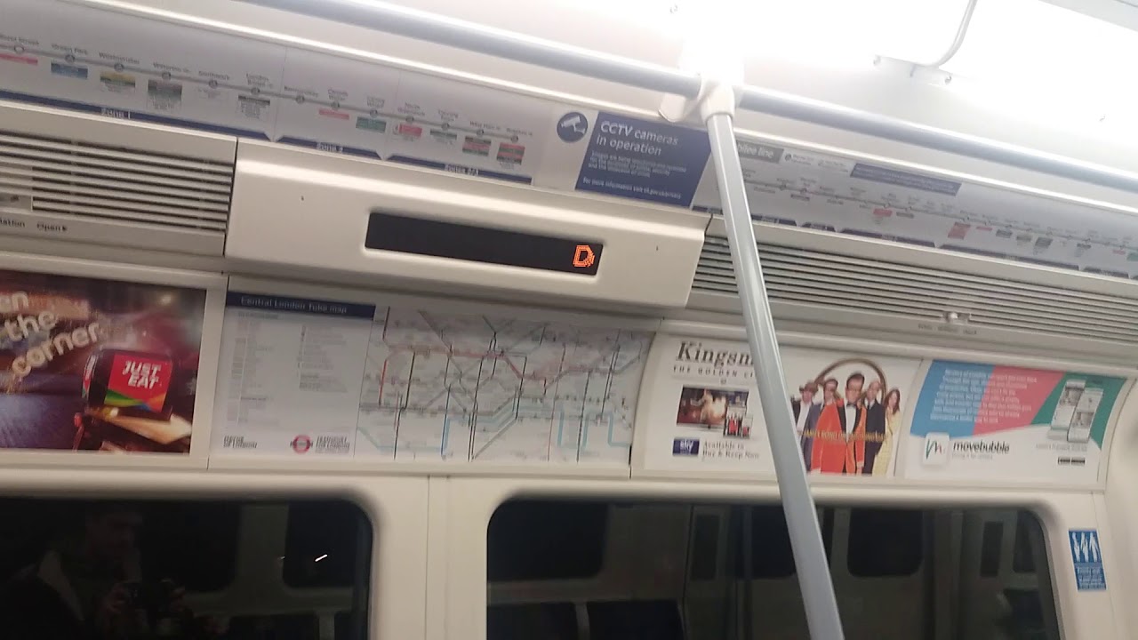 Refurbished LU1996 Stock Ride on the Jubilee Line.... With a twist ...