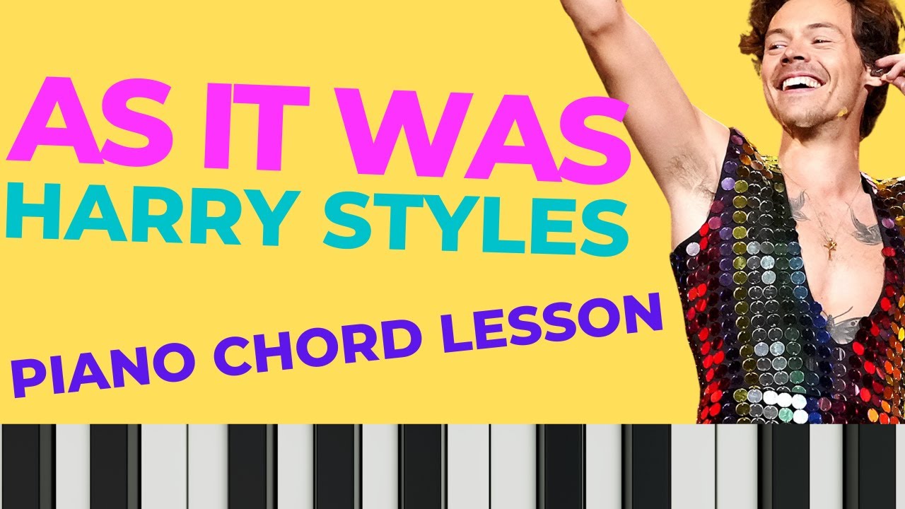 Harry Styles - "As It Was" Piano Tutorial - Chords - How To Play ...