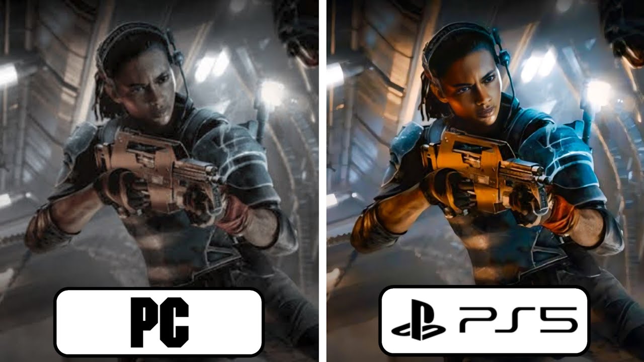 Alien Rogue Incursion PS5 vs PC Graphics Comparison - YouTube