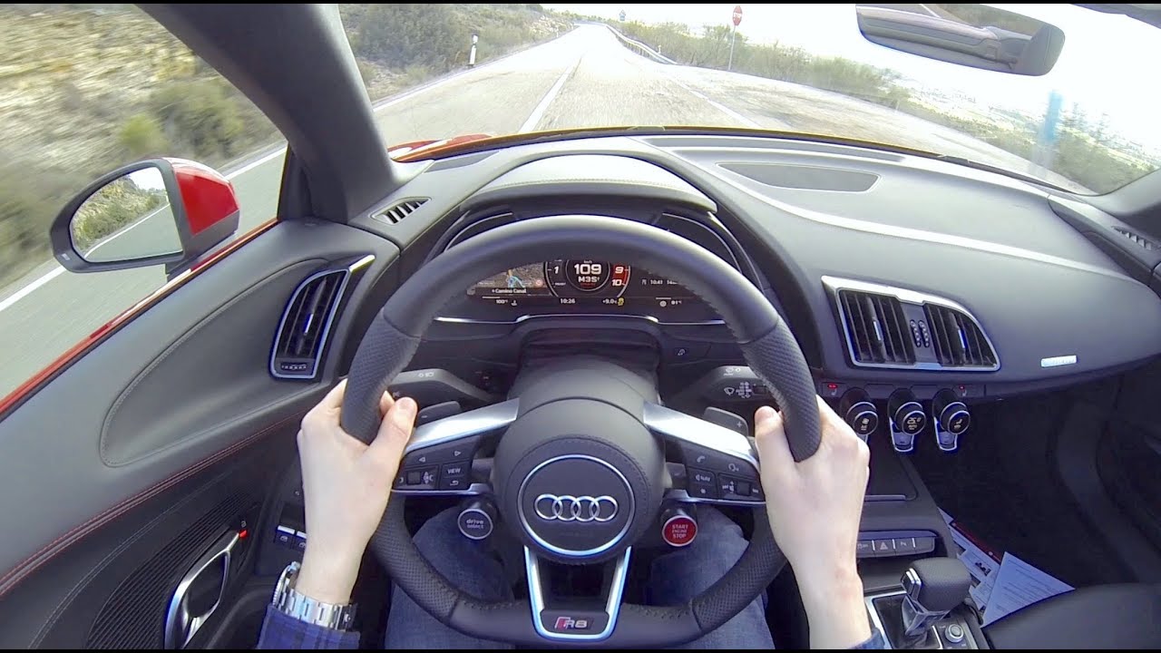 AUDI R8 V10 RWS INSANE POV - Sport Exhaust & Launch Control! - YouTube