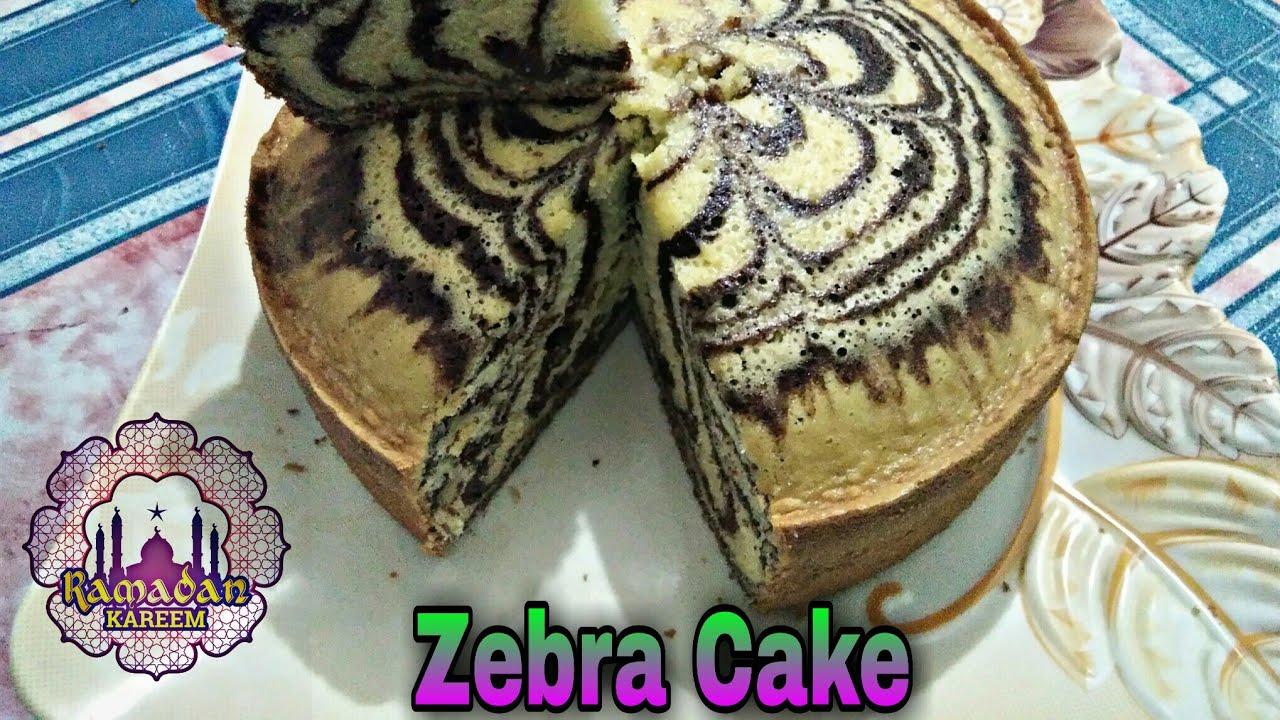 How To Make Zebra Cake | Zebra Cake Recipe. - YouTube