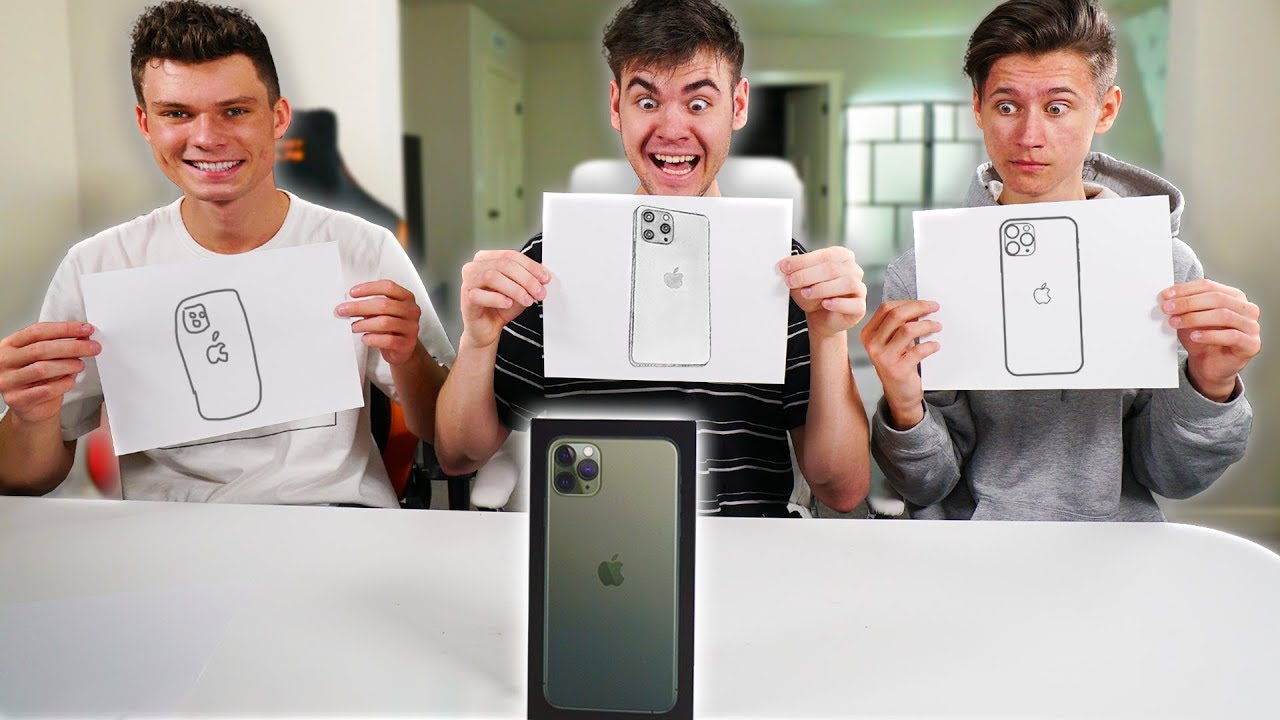 Best Drawing WINS The IPHONE - Challenge - YouTube