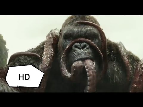 skull island: kong vs octopus amazing fight[Movie Clip] - YouTube