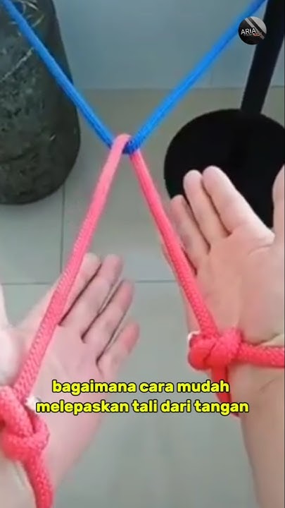 TRIK LEPAS DARI IKATAN TALI DENGAN MUDAH 🤔 - YouTube