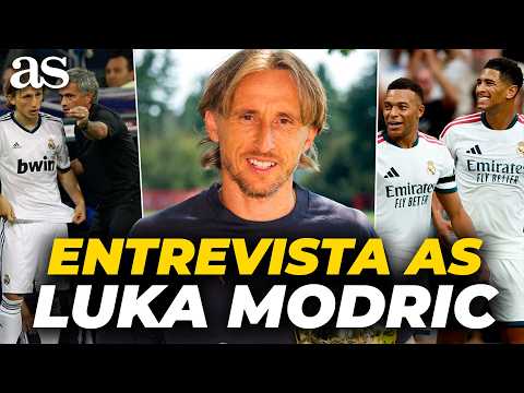 ENTREVISTA a LUKA MODRIC por RONCERO en AS: se ABRE con MOURINHO, MBAPPÉ, BELLINGHAM, FLORENTINO...