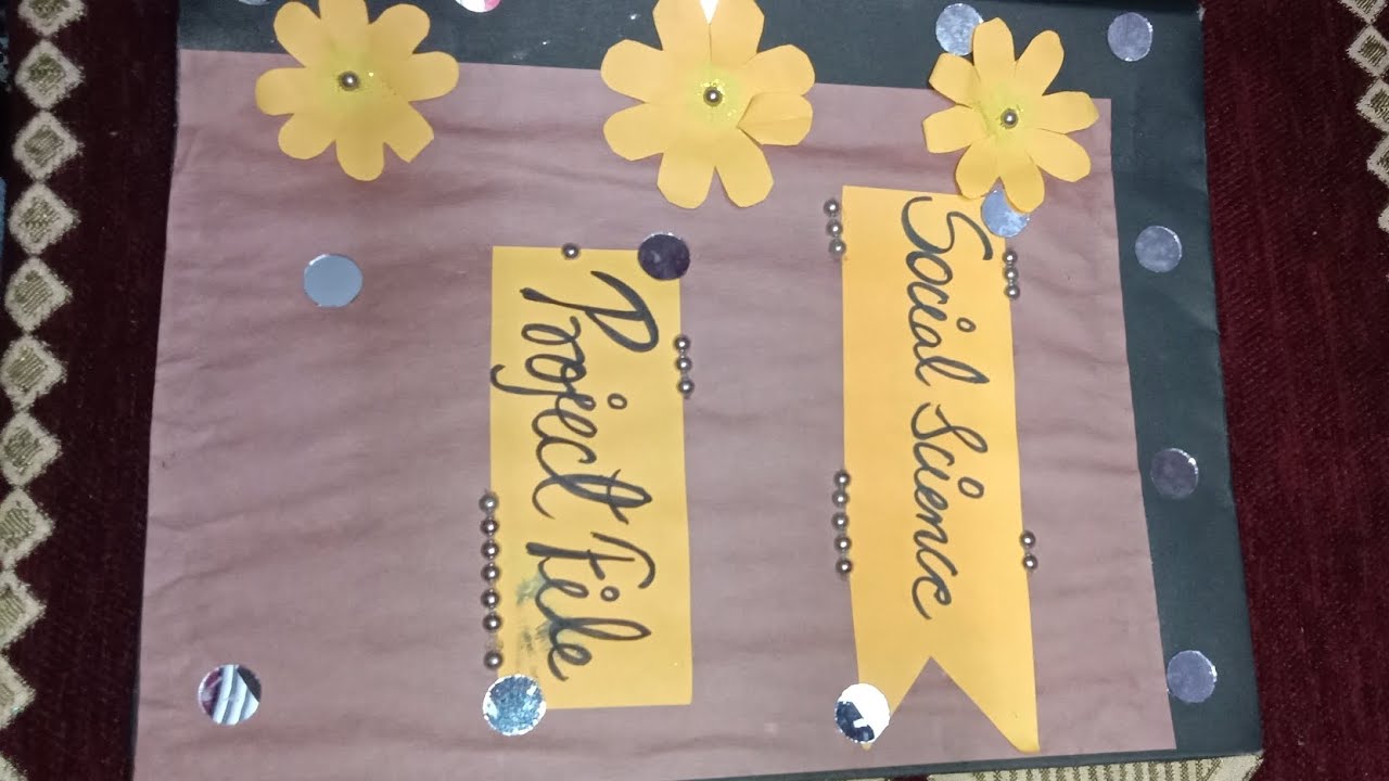 10th class social science ke project file on topic social issue - YouTube