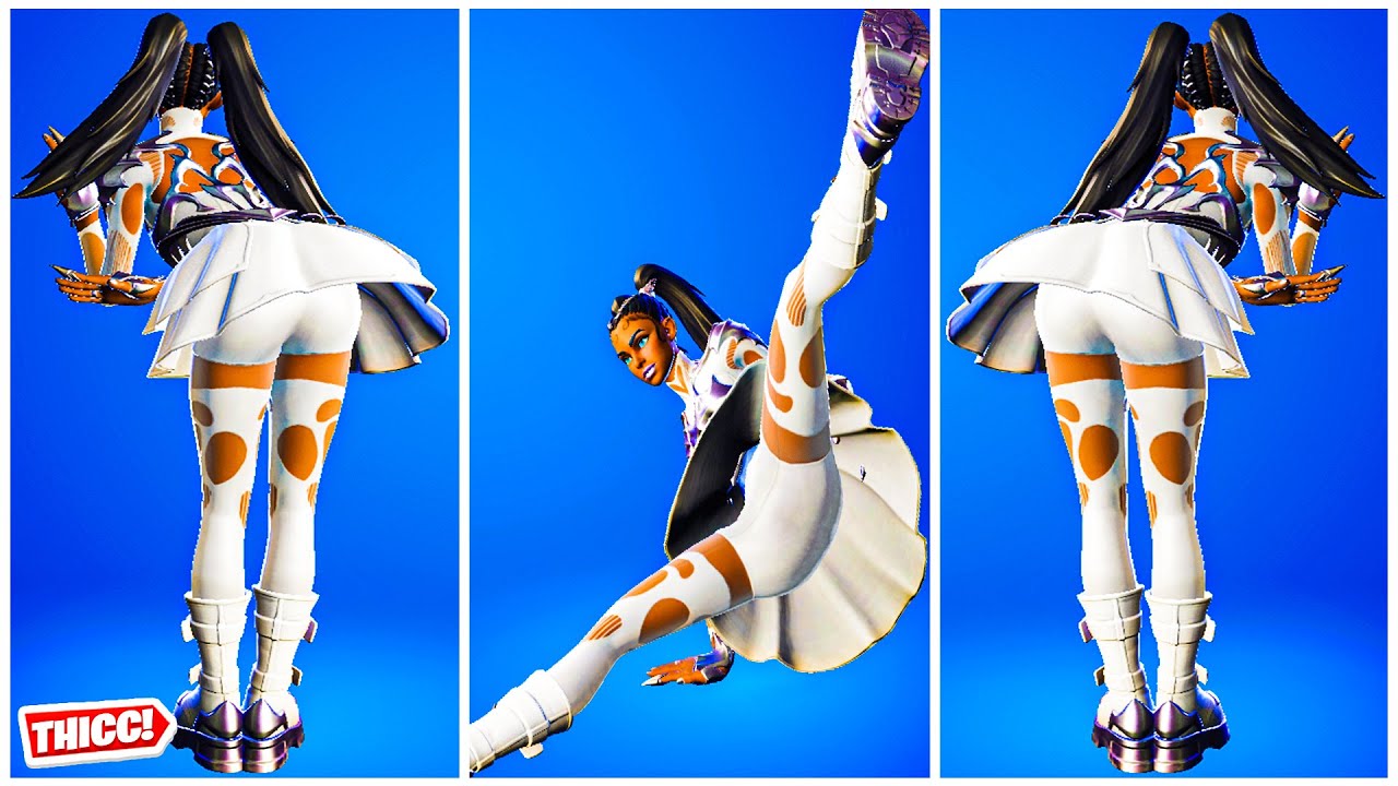 Fortnite Snowdancer Skin Showcase Thicc π New Fanmade Outfit π With