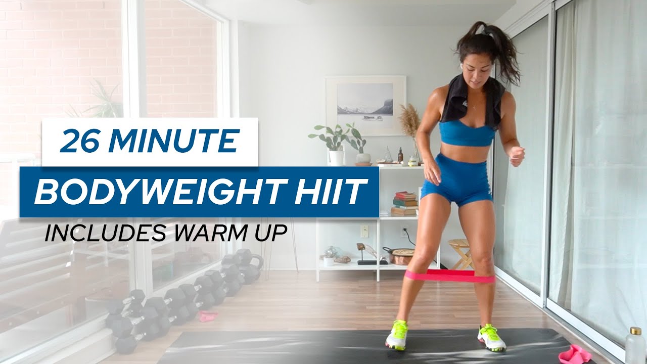 26 Min Bodyweight HIIT AMRAP - YouTube