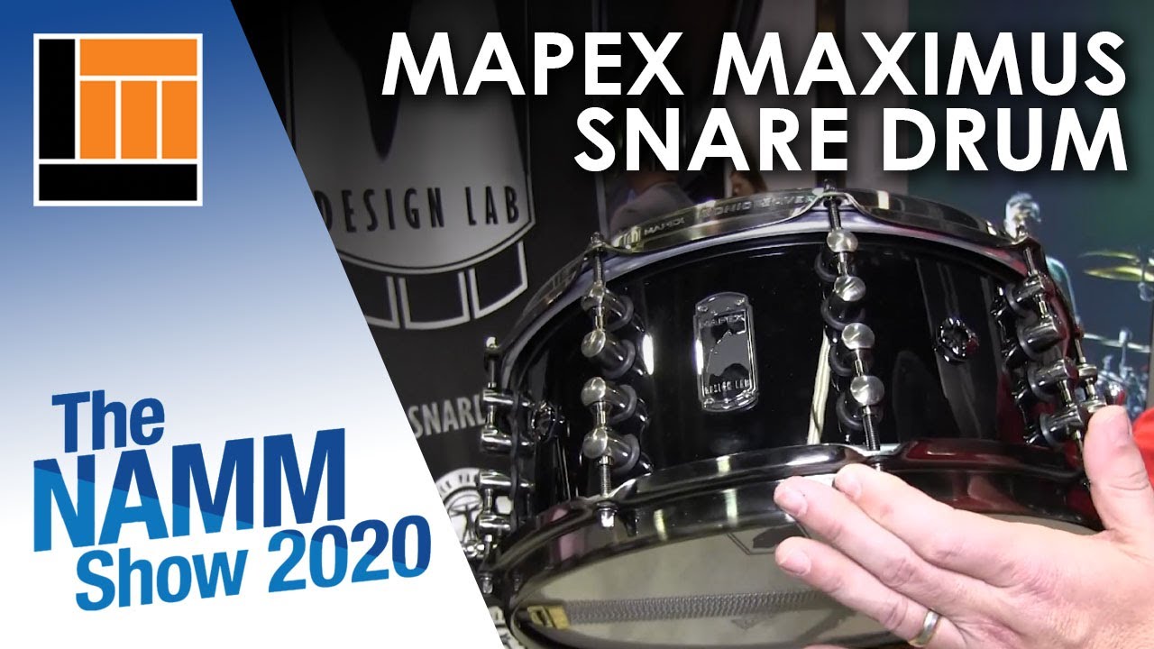 L&M @ NAMM 2020: Mapex Jeff Hamilton "Maximus" Snare Drum - YouTube