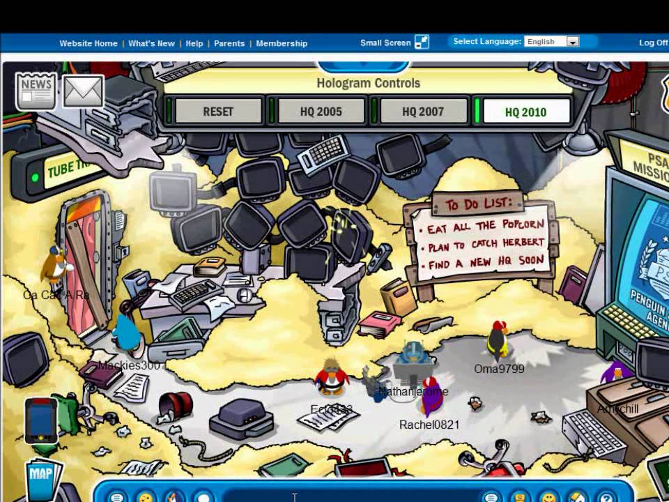 Club Penguin Mini EPF Snowball Fight - YouTube