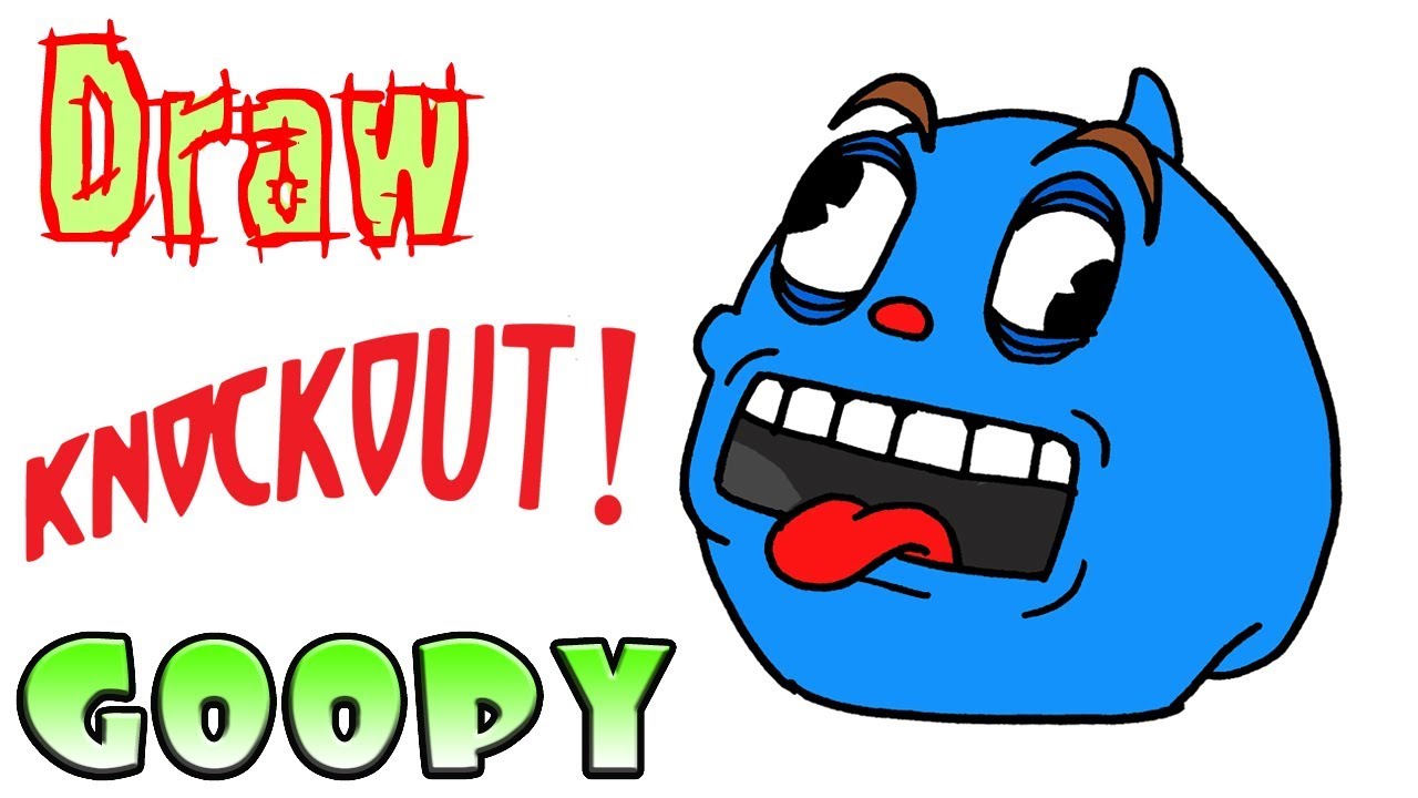 How to Draw Goopy Knockout! | Cuphead - YouTube