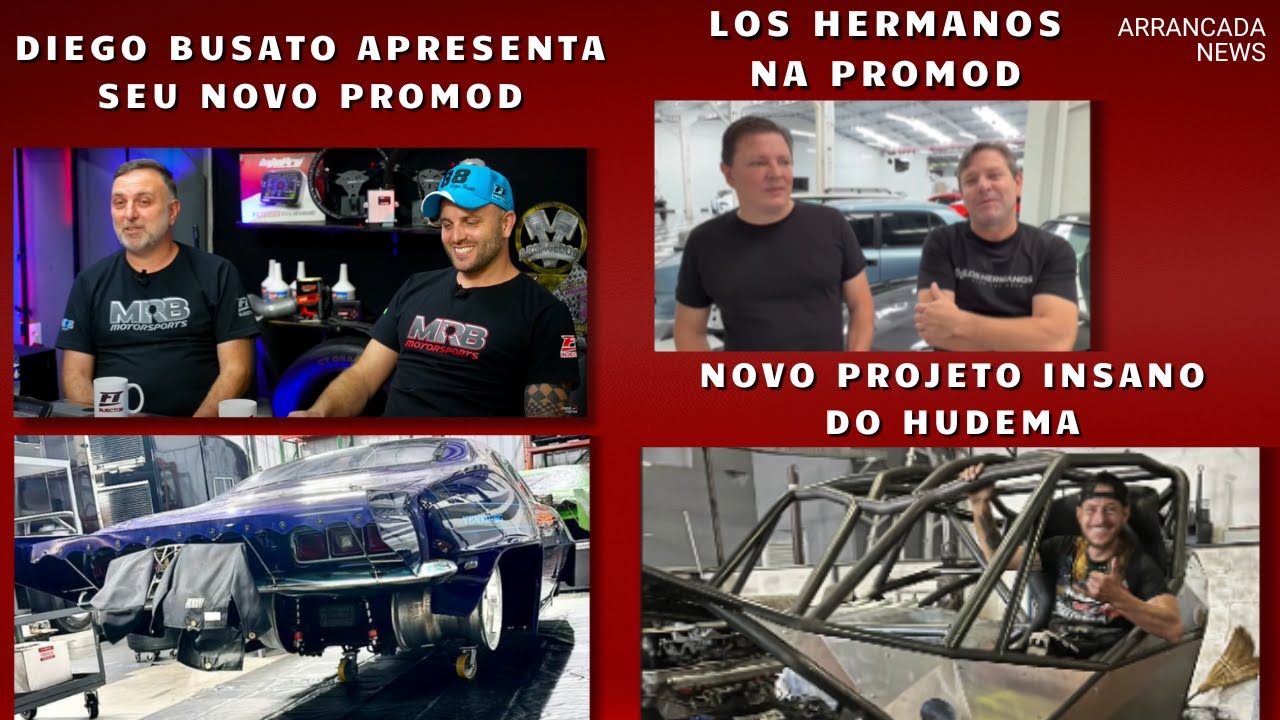 HUDEMA E SEU NOVO PROJETO INSANO | LOS HERMANOS NA PROMOD | DIEGO ...
