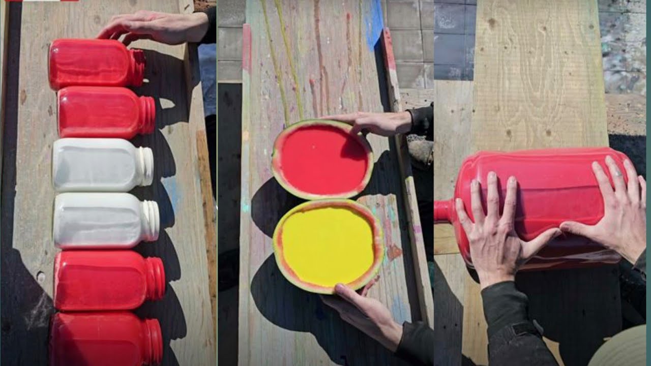 Breaking Glass Bottle 🍾⚡🔥Crushing Crunchy And Soft thing!AZ Master ...