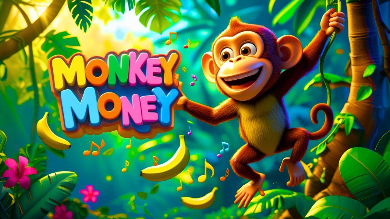 Monkey Monkey Fun Nursery Jungle Rhyme For Kids | Swinging & Play With ...