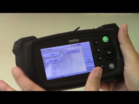 OTDR ANRITSU MT9090A OTDR CLÁSSICO E FIBER VISUALIZER - YouTube