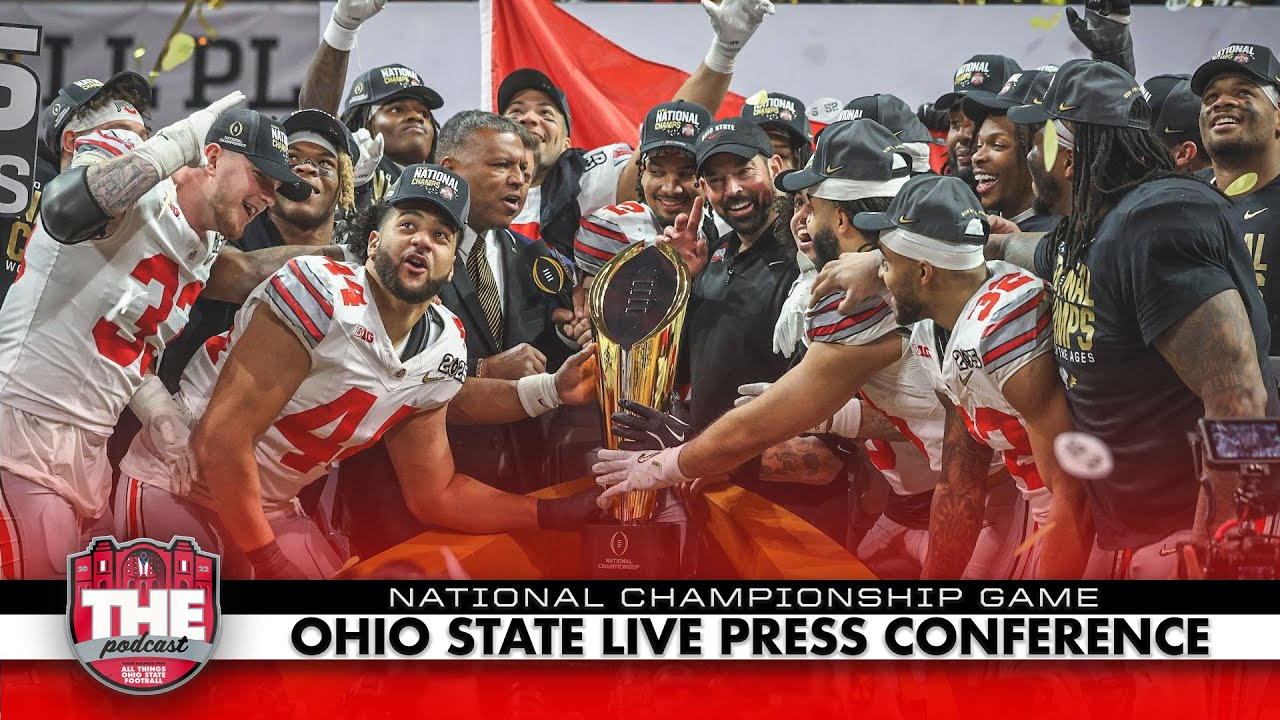 Ohio State: National Championship press conference as Buckeyes leave ...
