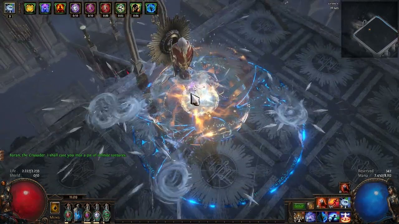 Poe - MoM / Eye of Winter Scion - 3.19 - Baran The Crusader - YouTube