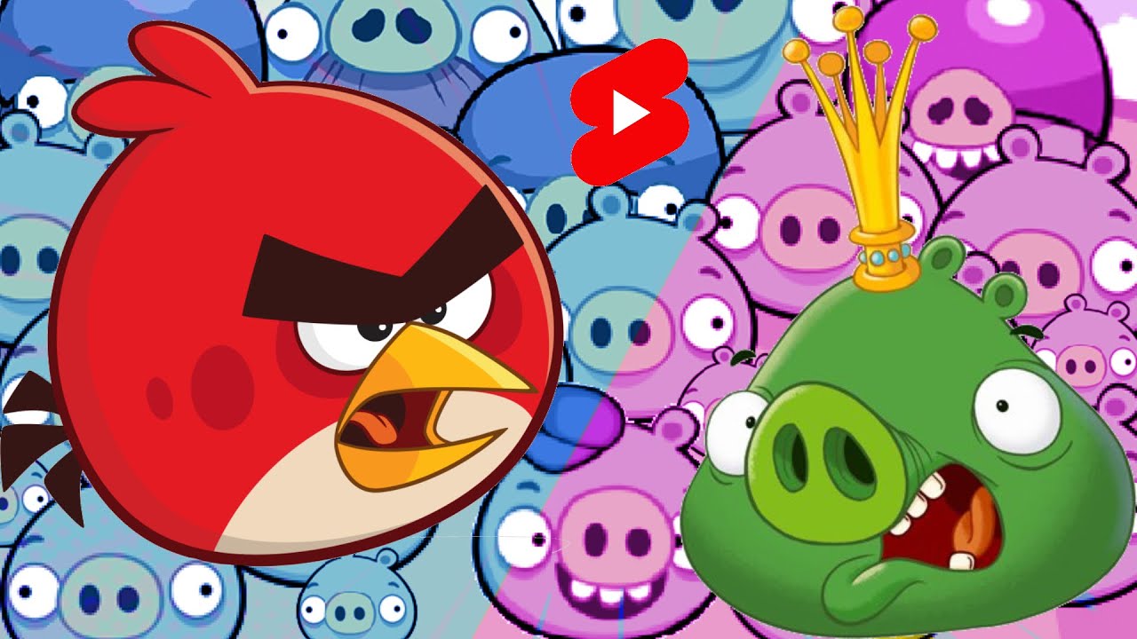 Angry Birds Animated in Red Ball 4 World Ep.3 #Shorts - YouTube