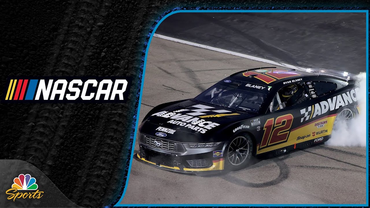 Ryan Blaney dominant in NASCAR Cup Series' first trip to Iowa Speedway ...