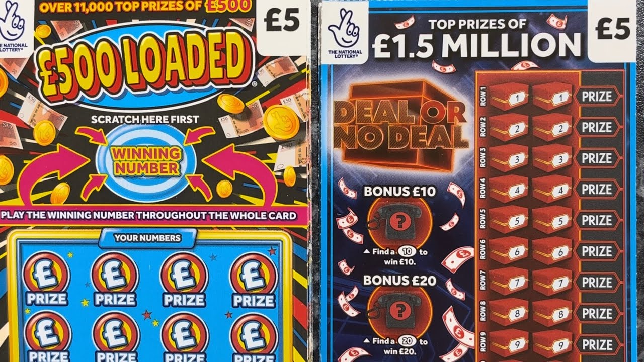 New £5 Scratch cards review. Deal or no Deal and £500 Loaded. £70 in ...