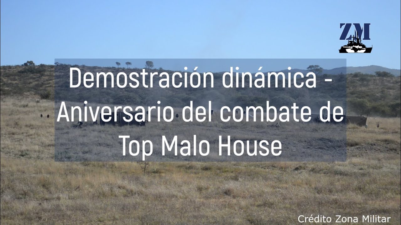 Demostración dinámica realizada por el aniversario del combate de Top ...