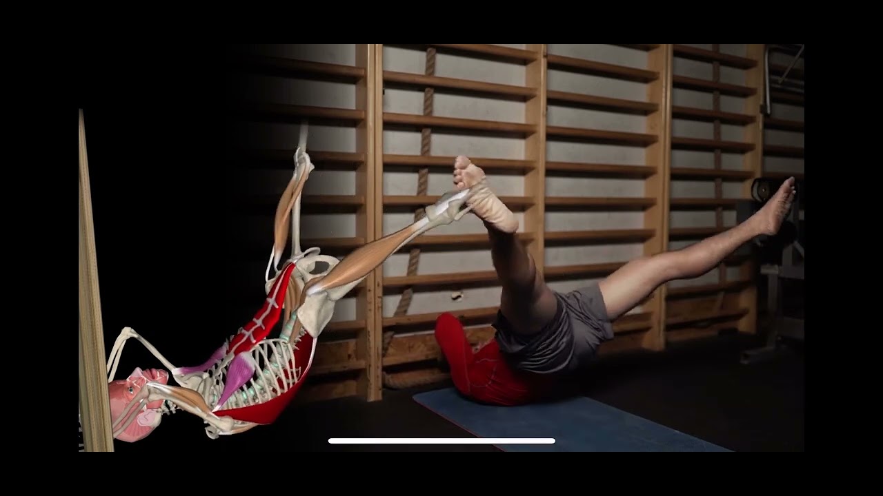 Straddle Dragon Flag - Core muscles exercises - YouTube