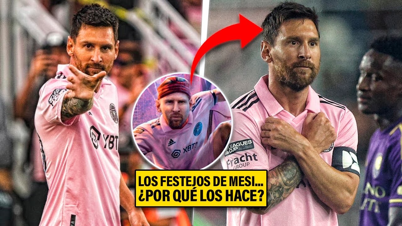 Todos los ÉPICOS FESTEJOS de MESSI en el INTER MIAMI ¡Y su INCREÍBLE ...