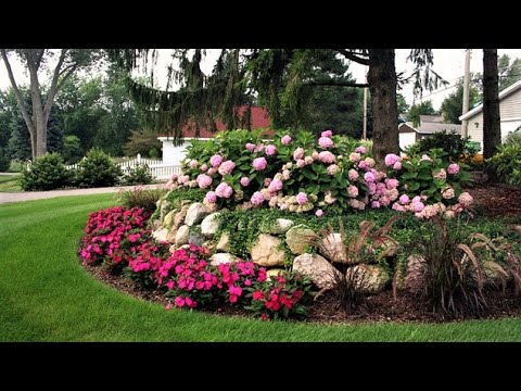 Примеры красивых садов / Original examples of beautiful gardens - YouTube