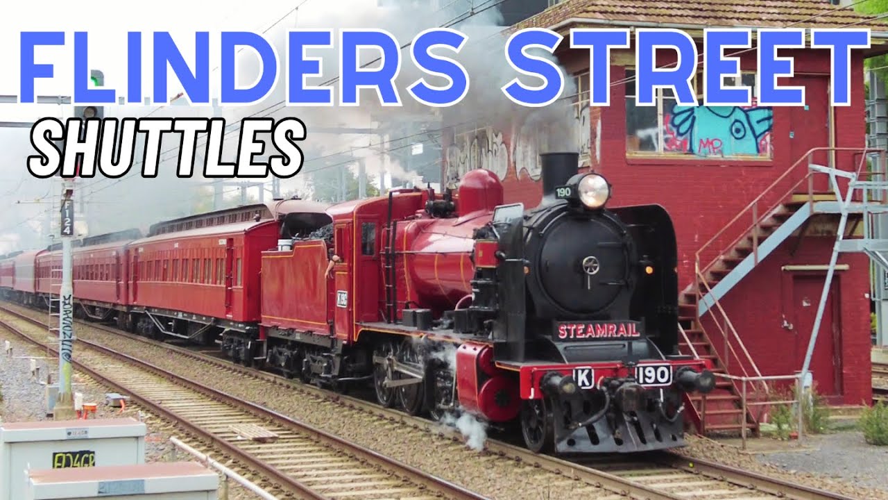 Steamrails Flinders Street Suburban Shuttles 2024!!! - YouTube