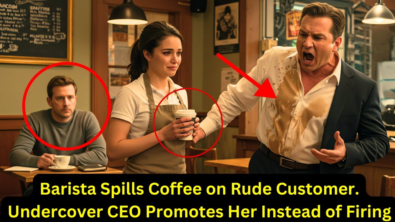 Barista Spills Coffee on Rude Customer. Undercover CEO Promotes Her ...