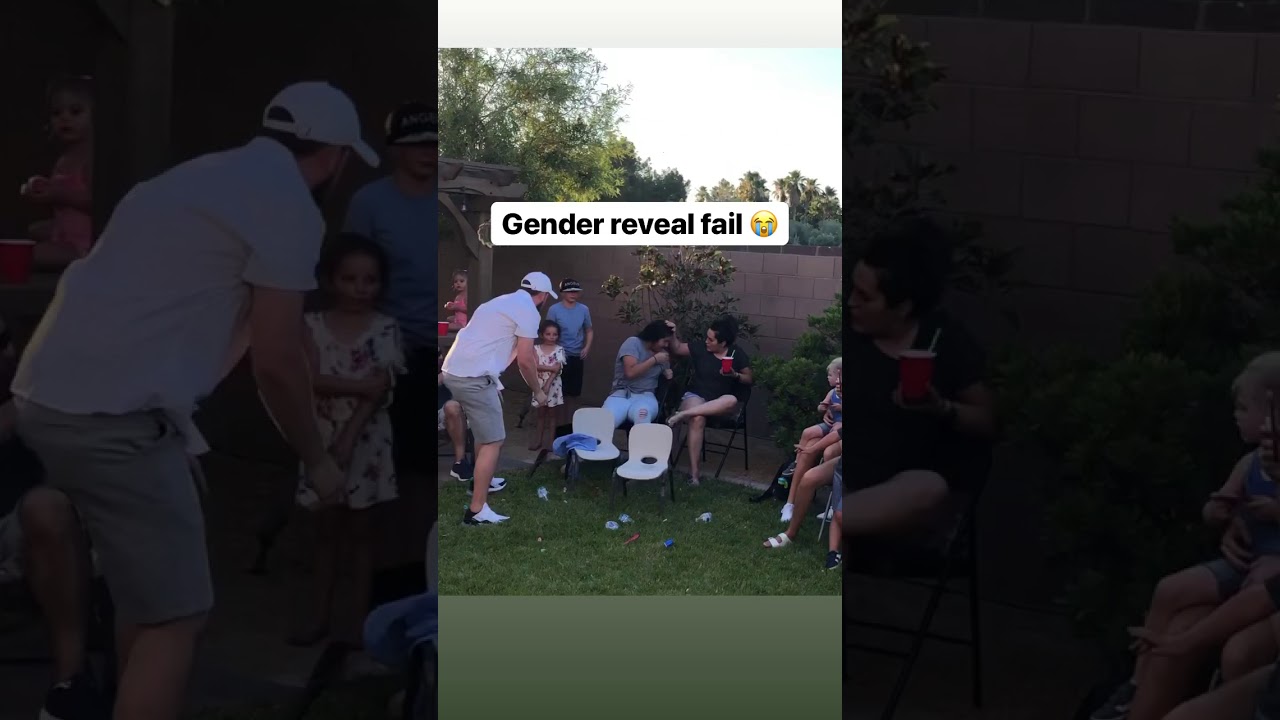 GENDER REVEAL FAIL!!! - YouTube