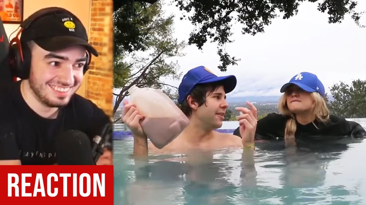 Reacting to "HOT-TUBBING WITH MY ASSISTANT!!" by David Dobrik | Henis ...