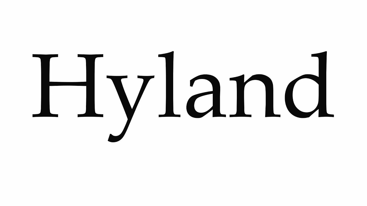 How to Pronounce Hyland - YouTube