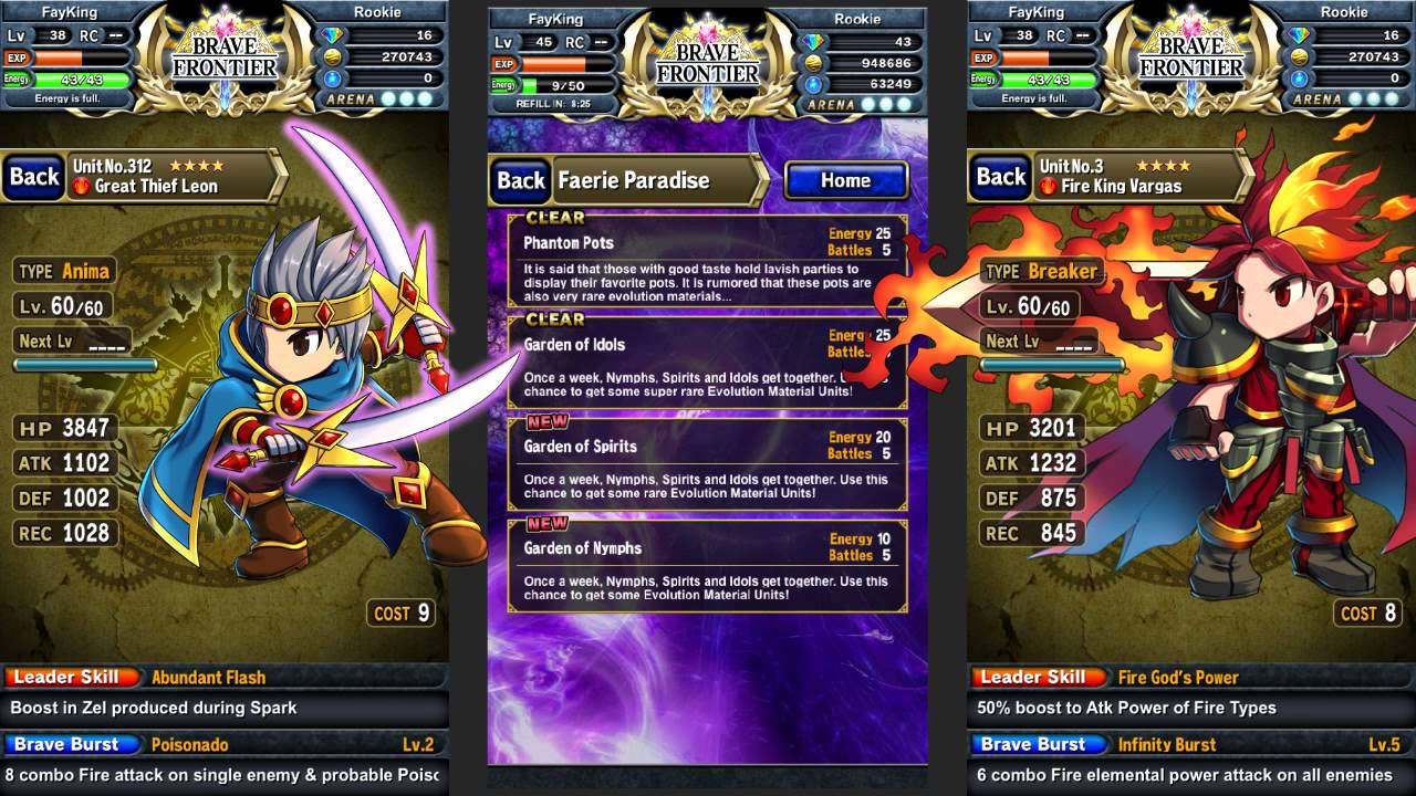 Brave Frontier - Farming Water Spirits - YouTube