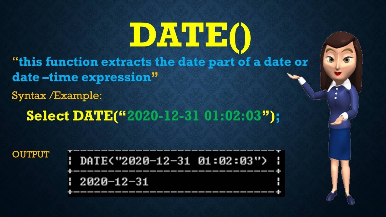 Date Functions CURDATE SYSDATE NOW DATE MONTH YEAR MySql YouTube Date Functions CURDATE SYSDATE NOW DATE MONTH YEAR MySql YouTube