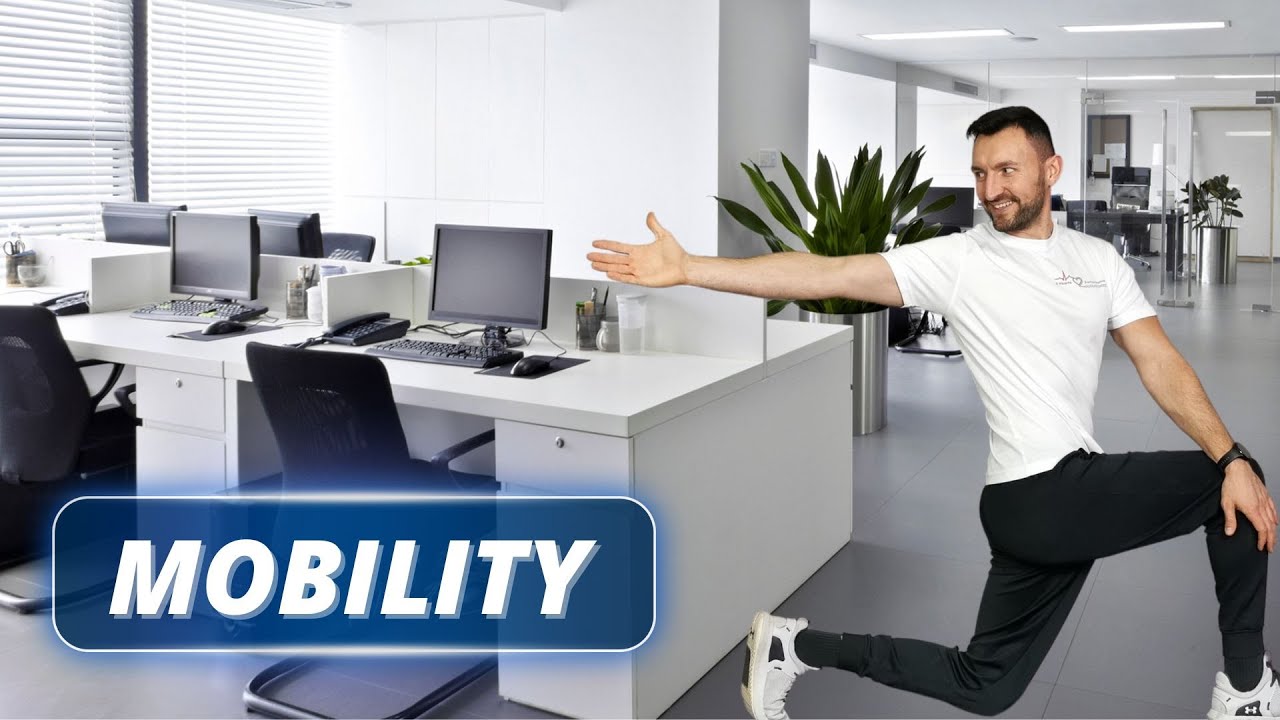Office Mobility - 4 Übungen für zu Hause und im Büro - YouTube