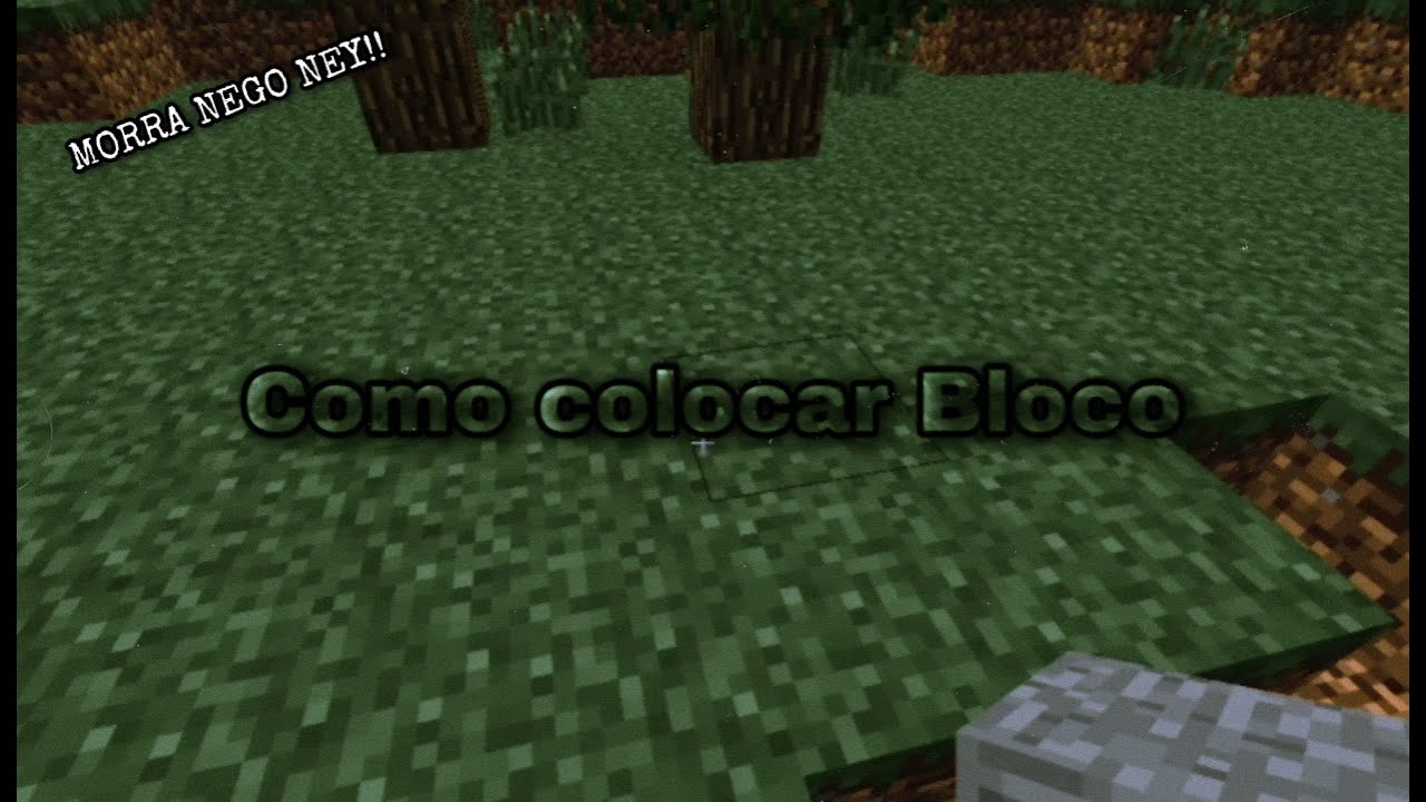 Como Colocar Bloco no Minecraft - YouTube